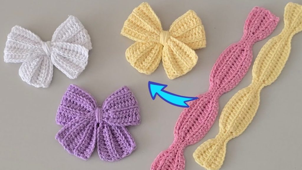 Craft Your Own Adorable Crochet Bow: A Step-by-Step Guide - Crochet ...